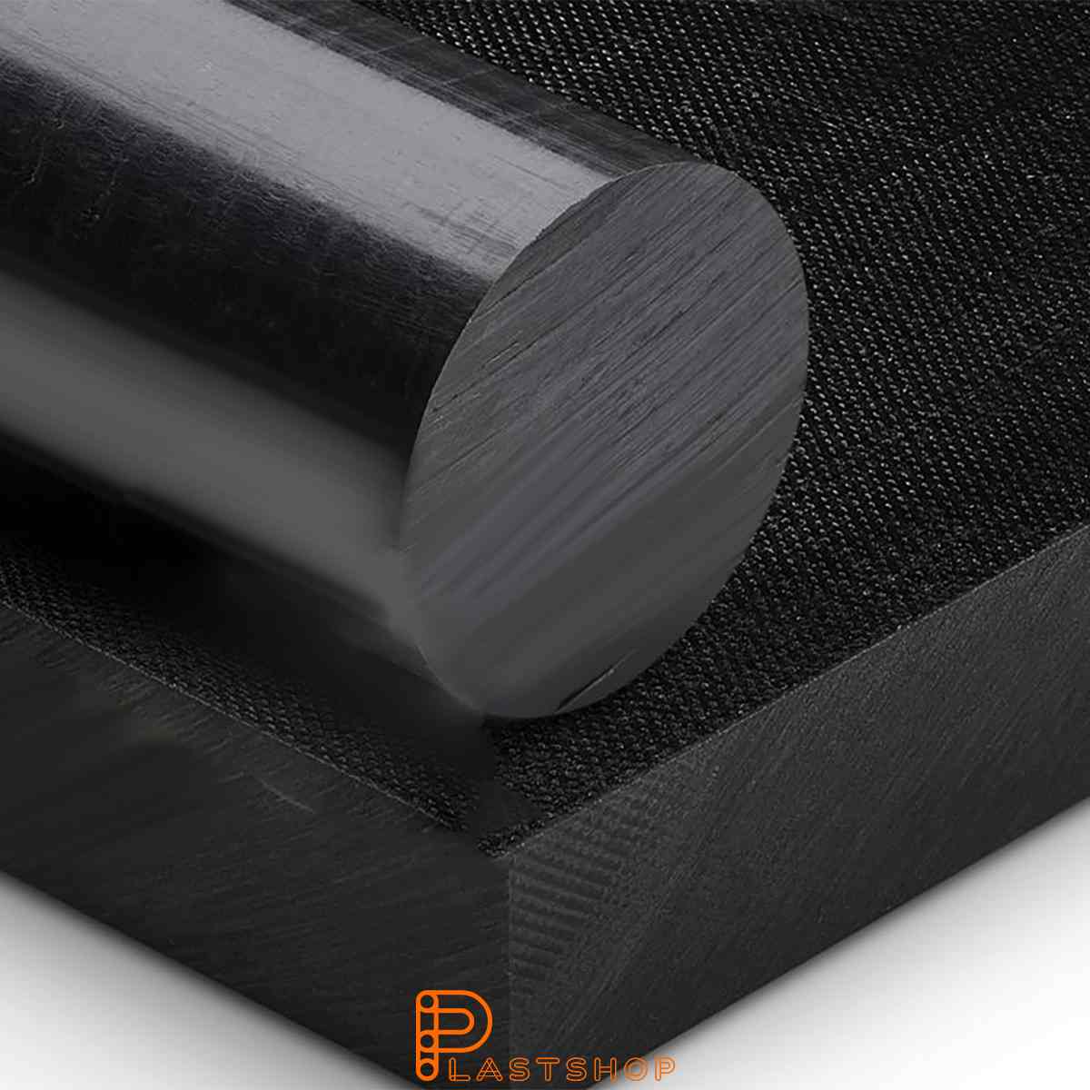 Rundstång PA6 FR 30 x 3000 mm svart - PlastShop.se