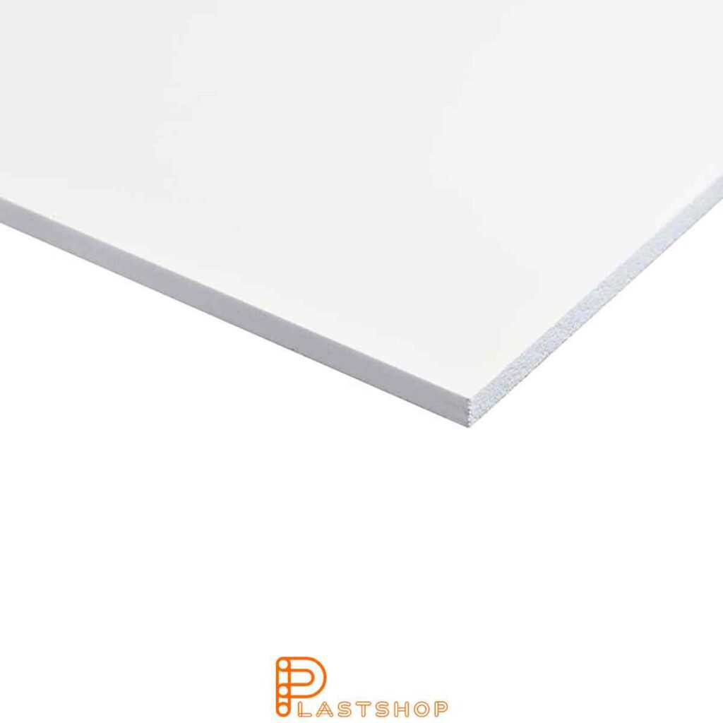 Platta PVC U Forex Classic skummad 3050 x 2030 x 10 mm vit - PlastShop.se